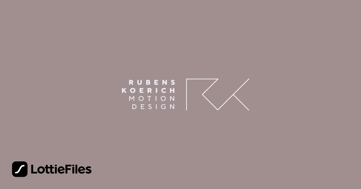 Rubens Koerich Logo by Rubens Koerich - LottieFiles