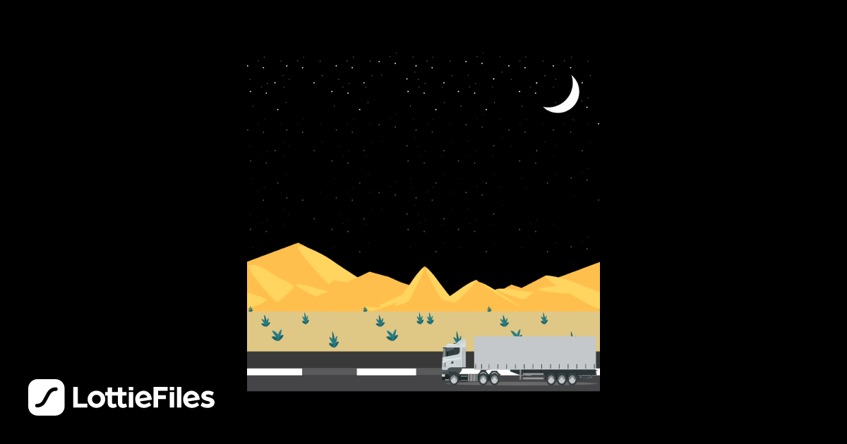 Free anim_moving_truck Animation by Mohammed Uzair | LottieFiles