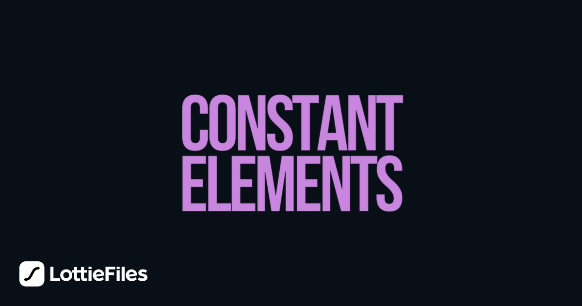 Free A1_LOOP_nvK_constant_elements_v01 Animation by Neil van-der-King ...