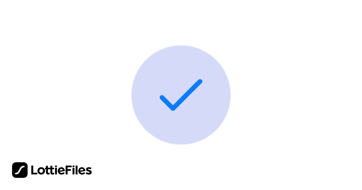 Free Tick Done Complete Animation by Ramesh Sao | LottieFiles