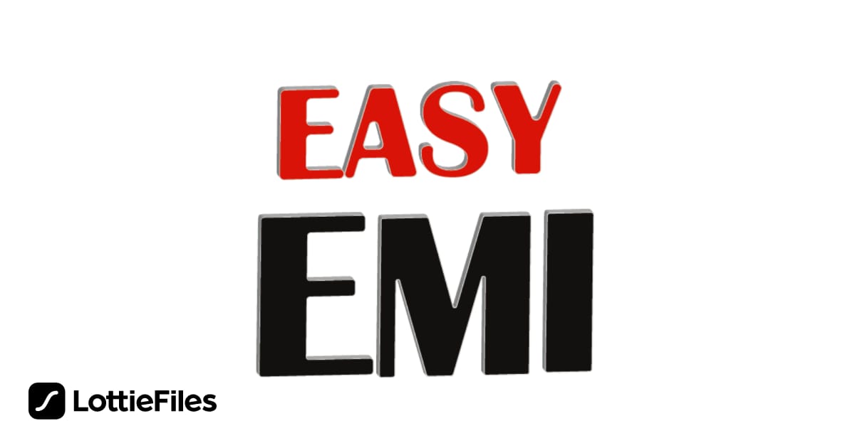 Free BOTH EMI Animation by Aakash Tawde | LottieFiles