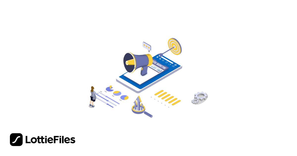 Free Marketing strategy Lottie JSON animation Animation by Tinymotion ...