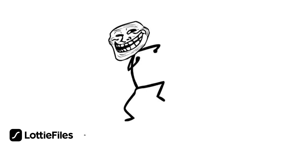 Free Trollface Animation by Chacto | LottieFiles