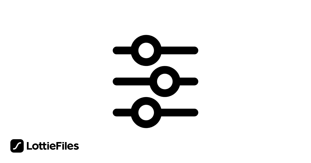 Free Line Filter Icon Animations Animation by Iconzy Studio | LottieFiles