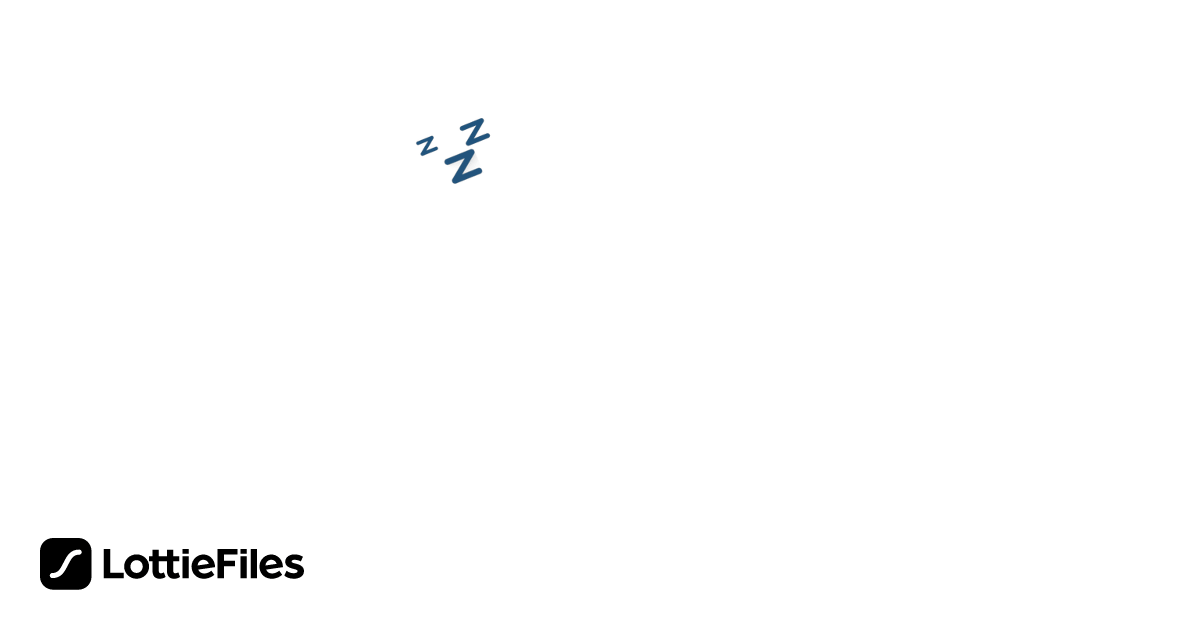 Free Sleep Ilustration Animation by Kavs | LottieFiles