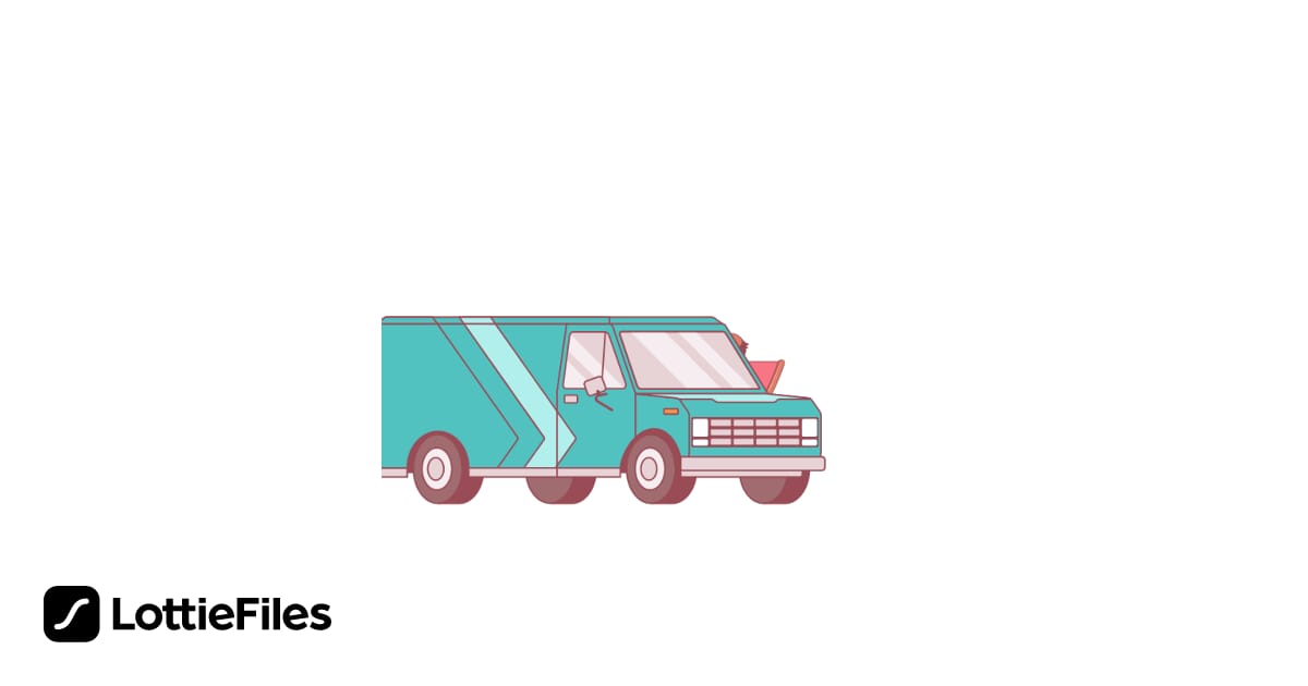 Free Delivery truck Animation by Animonstro | LottieFiles