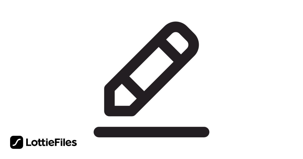 Free Edit Animation by Miftakhul Rizky | LottieFiles