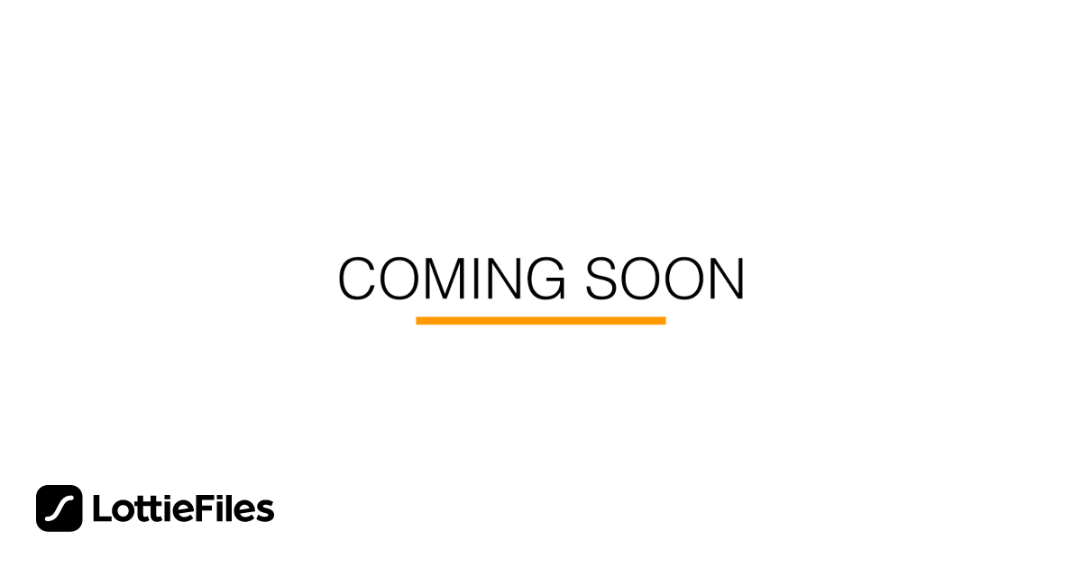 Free Coming Soon animation Animation by Prashanth Krishnappa | LottieFiles