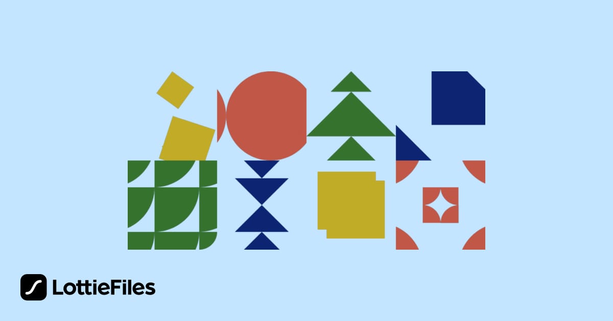 Free Geometric Looping Shapes Animation by Jakob Winterholler | LottieFiles