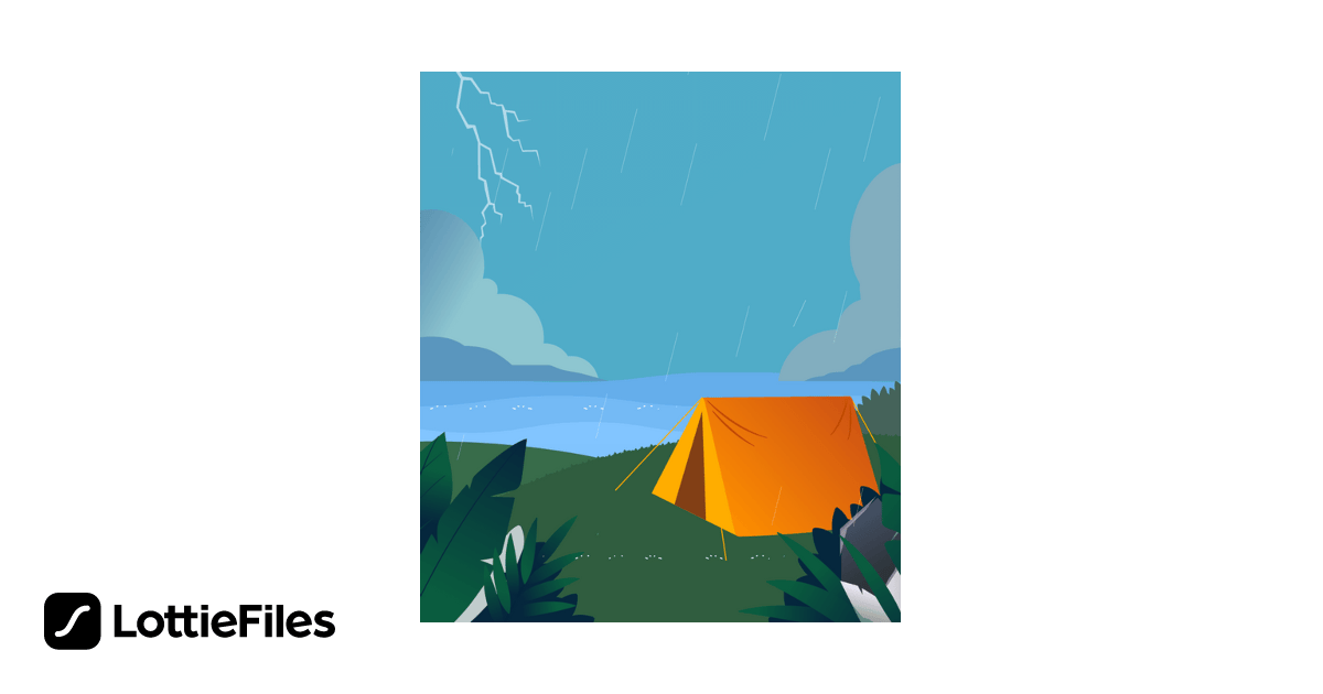 Free Thunder Day Animation by Asad Mehmood | LottieFiles