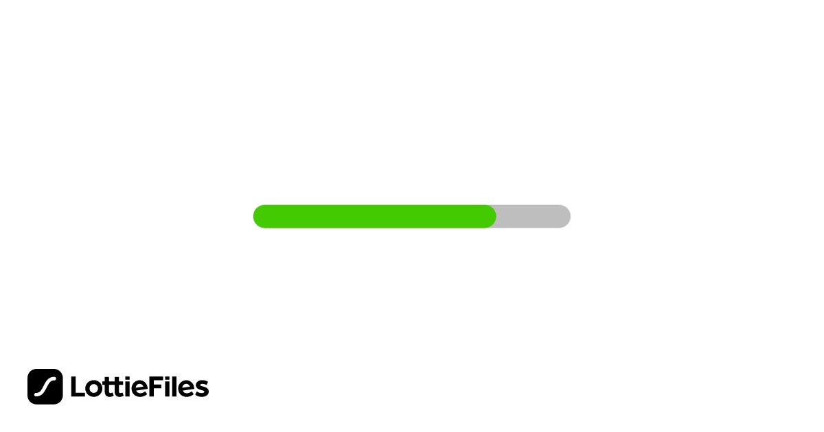 Free Progress Bar Animation by Sanil Modi | LottieFiles