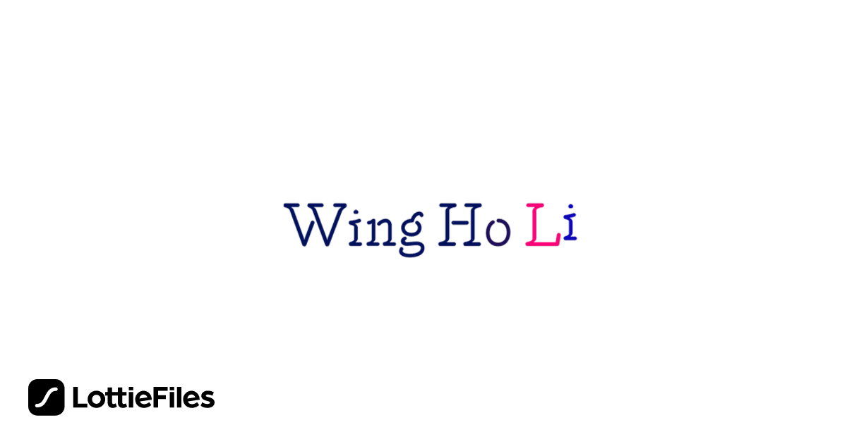 Ted Li의 무료 INM450 A1 loop Wing Ho Li 애니메이션 | 로티파일