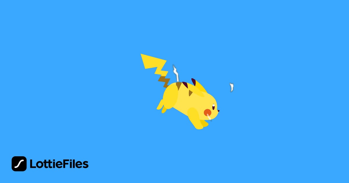 Free Pikachu Animation by Diego Gonzalez | LottieFiles
