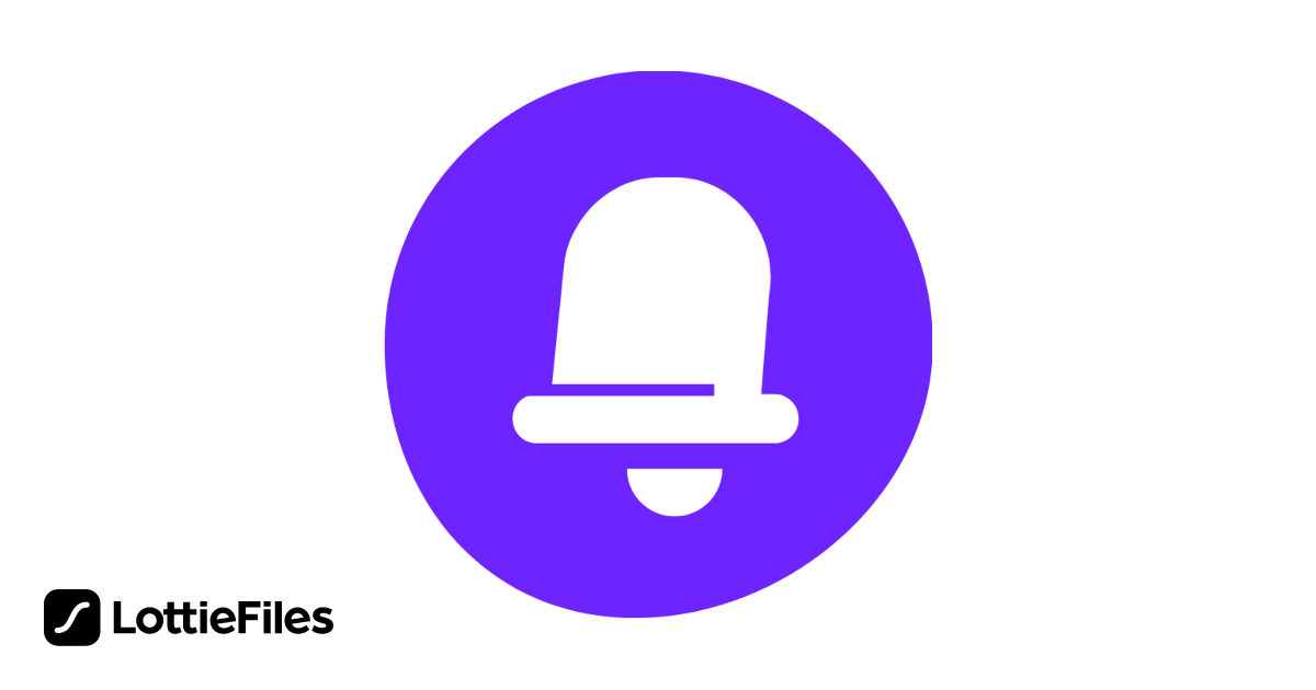 Free ringing bell Animation by Seiyoung Park | LottieFiles