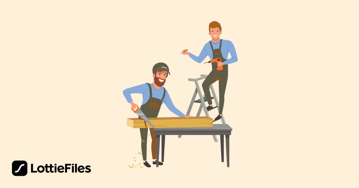 Free Working people Animation by DCE | LottieFiles