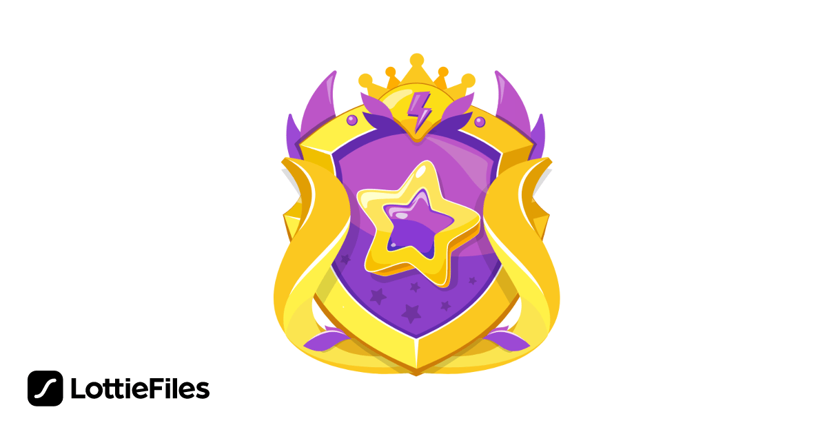 Free Award Badge Animation by Dr@x | LottieFiles