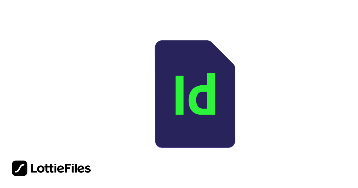 Free Indesign Animation by ambreL | LottieFiles