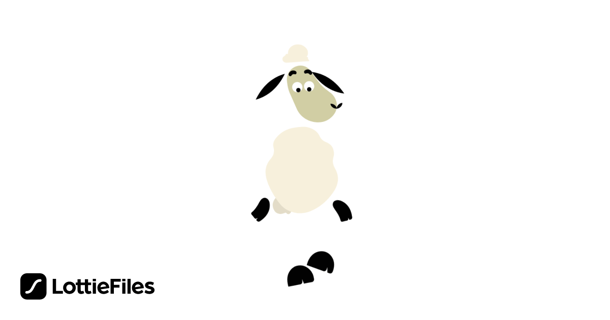Free Walking Sheep Animation by The Factory | LottieFiles