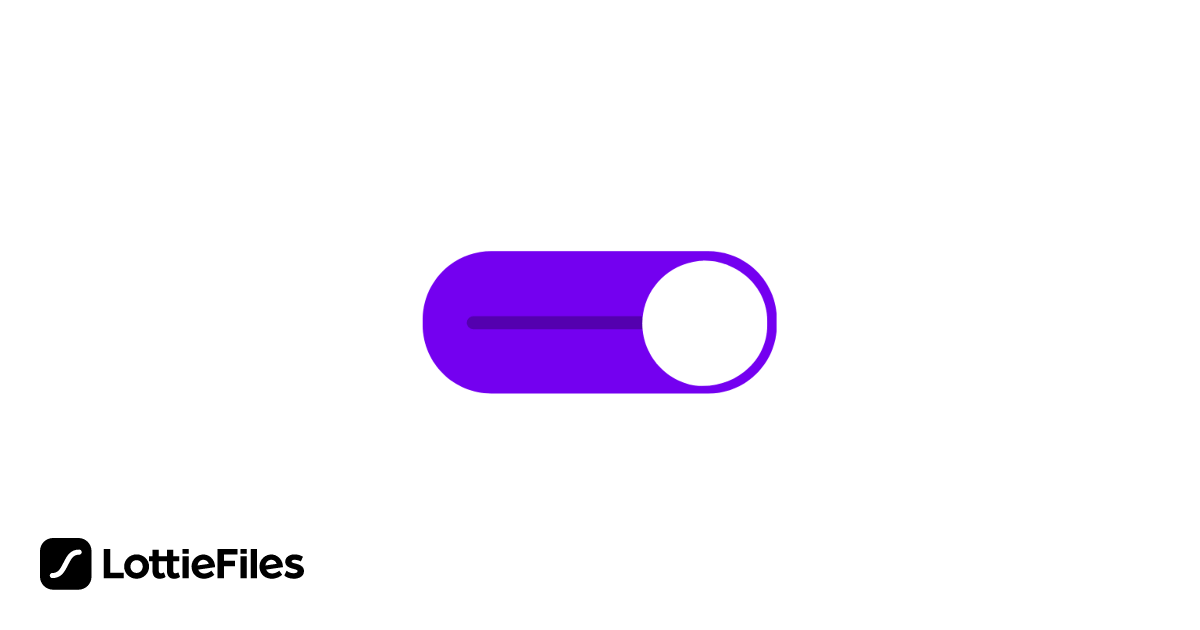 Free Toggle Button Animation Animation by UX FOX | LottieFiles