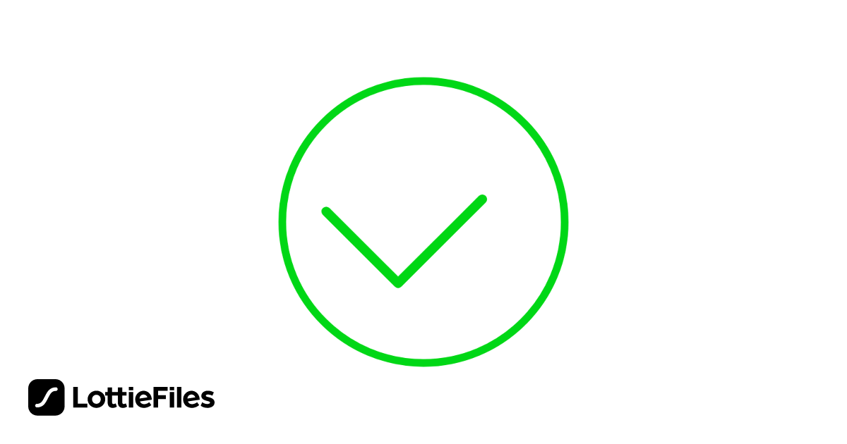 Free Check Animation by minoru nitta | LottieFiles