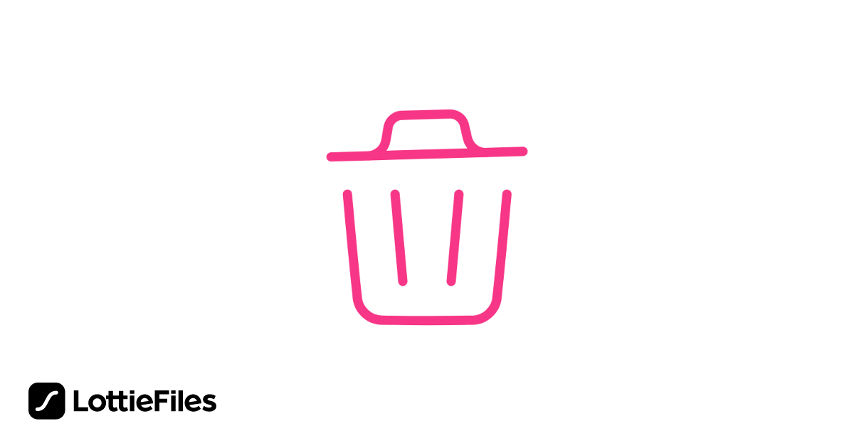 Free delete animation Animation by Eugene Balynets | LottieFiles