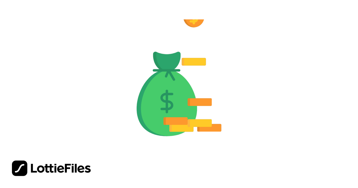 Free Money Bag Animation by manju | LottieFiles