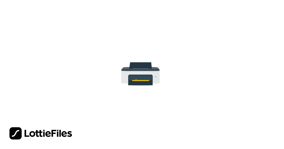 Free printer lottie animation Animation by Faizan Malik | LottieFiles