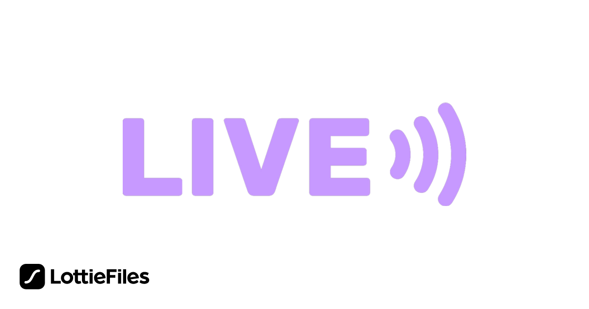 Free live stream Animation by bacon hung | LottieFiles