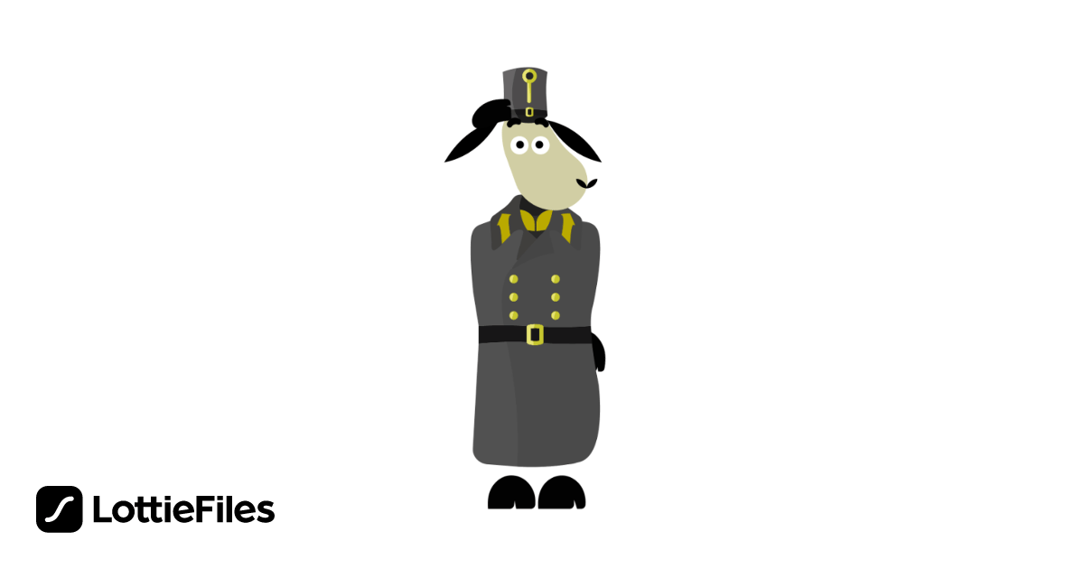 Free Captain Sheep Animation by The Factory | LottieFiles