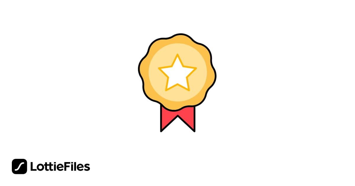 Free Reward Badge Animation by paras bhatnagar | LottieFiles