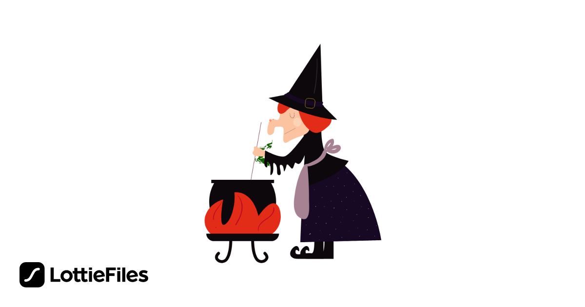 Free Dark Witch Mixing Poison Animation by Tam Doan | LottieFiles