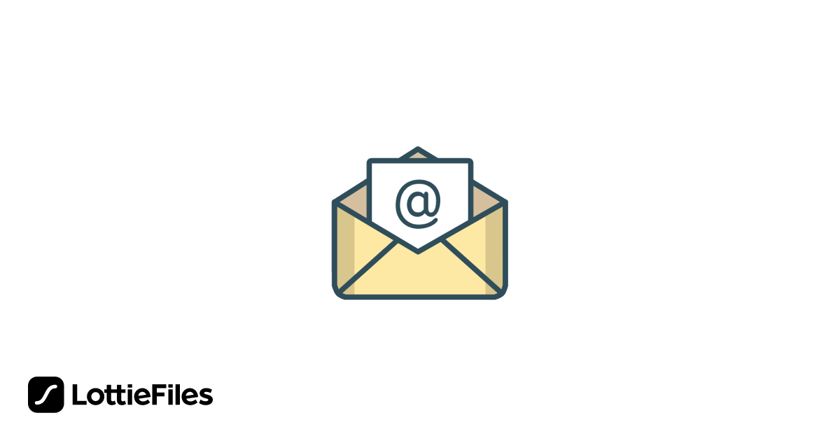 Free Email Icon Animation by Nik Reyb | LottieFiles