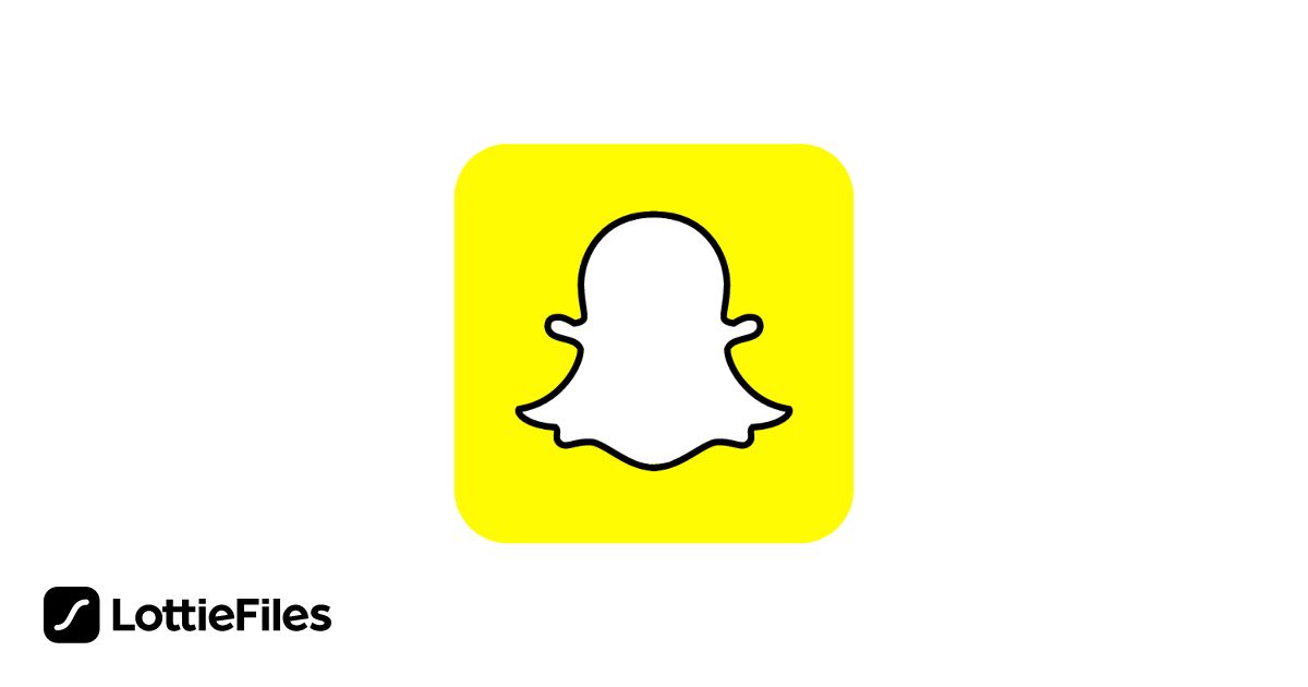 Free Snapchat Icon Animation by Nik Reyb | LottieFiles