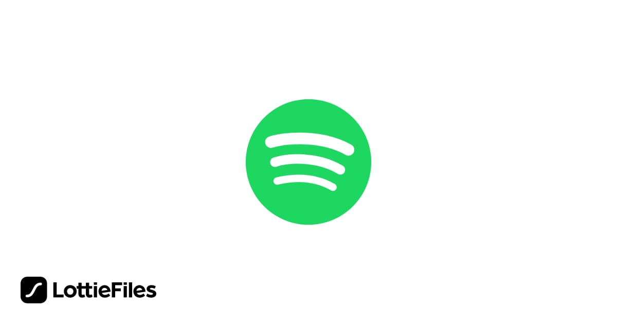 Free Spotify Icon Animation by Nik Reyb | LottieFiles