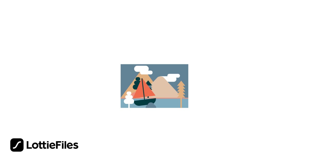 Free Animated postcard Animation by Zacharie Seymandy | LottieFiles