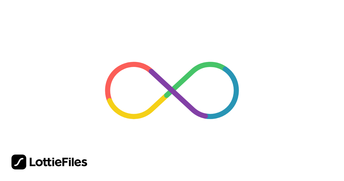 Free Infinity rainbow Animation by natoshisakamot0 | LottieFiles