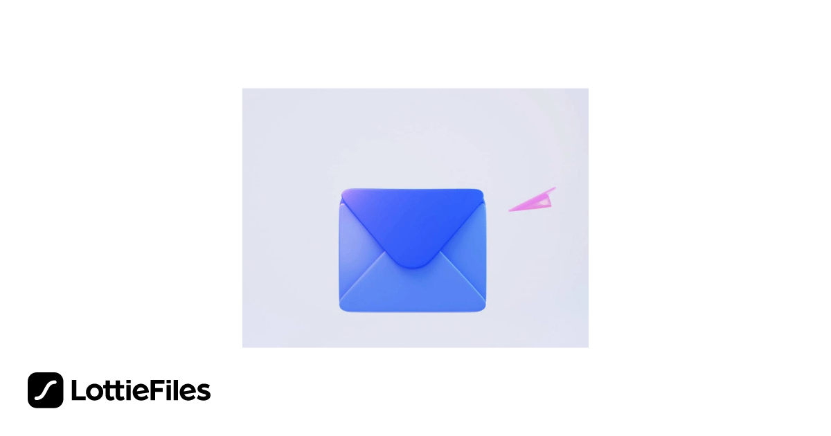 Free 3D Message Animation by Irfan M. | LottieFiles