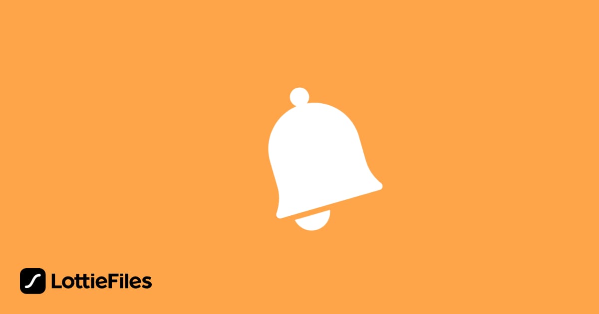 Free Bell Animation by LottieFiles | LottieFiles