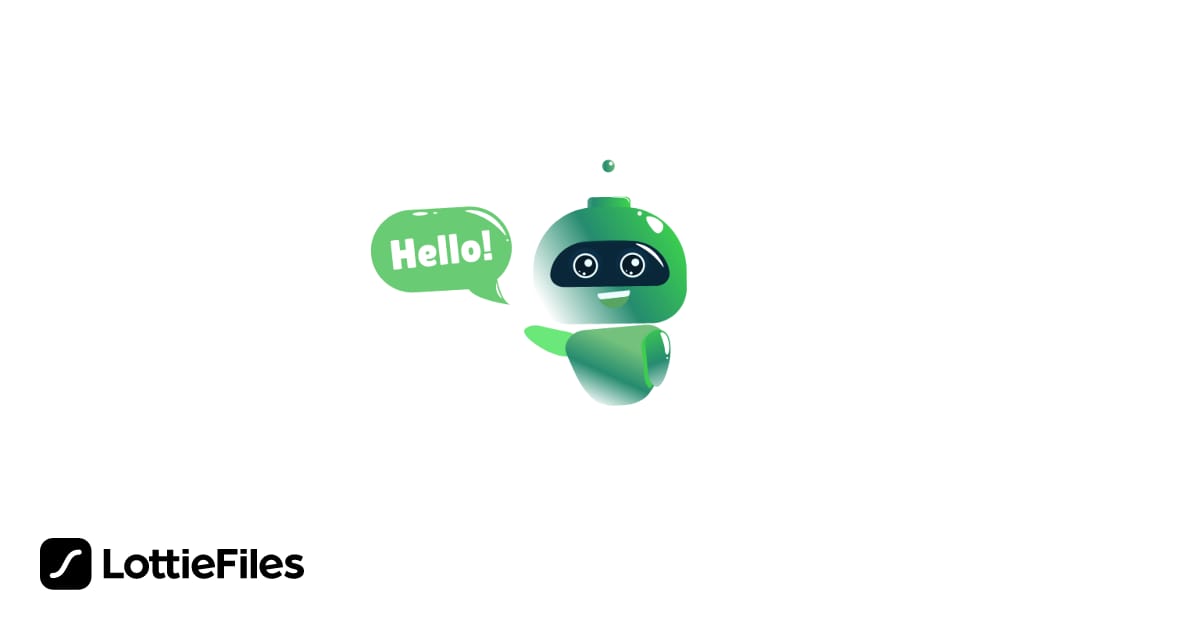 Free Hello Chat Bot Animation by Chandalal Kumawat | LottieFiles