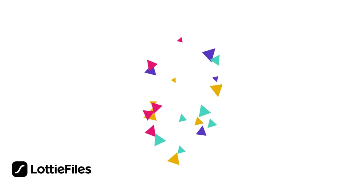 Free Floating Triangles Animation by Filipe Freitas | LottieFiles
