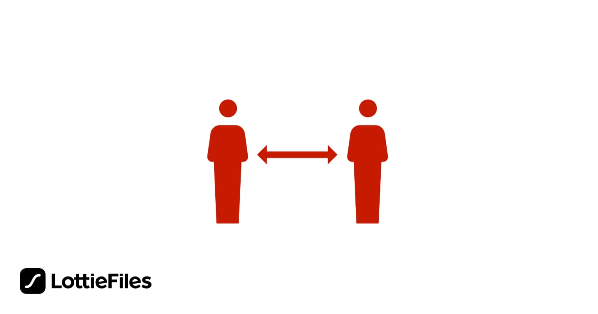 Free Social Distance Animation by Motion Forward | LottieFiles