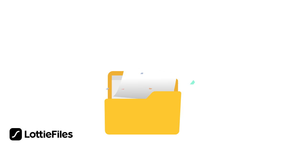 Free Sheet Drop Animation by Jerry Huang | LottieFiles