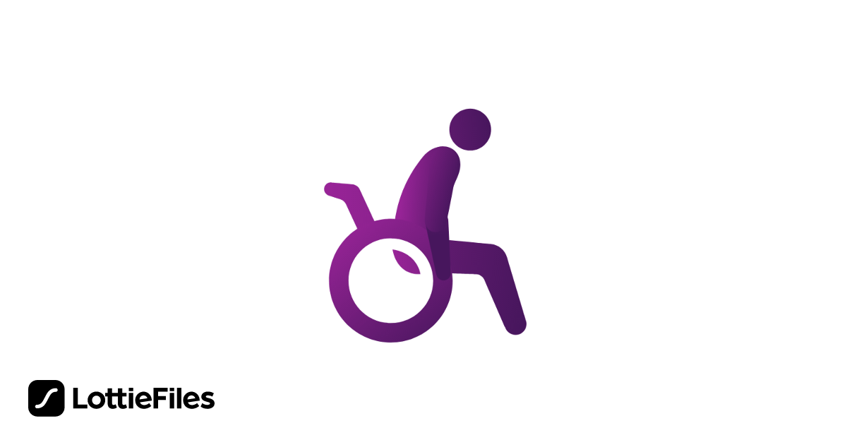Free Wheelchair Moving Animation Animation by Hasan Almasi | LottieFiles