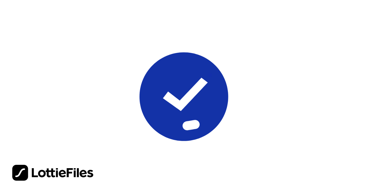 Free roll tick Animation by one jee one | LottieFiles