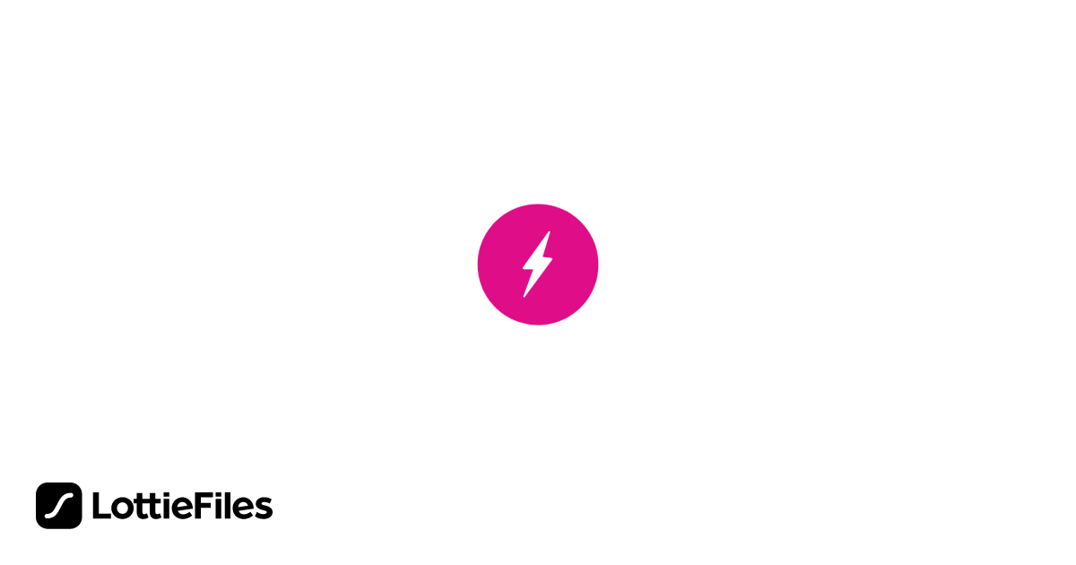 Free Sparkling thunderbolt Animation by Emelie Sidesiö | LottieFiles