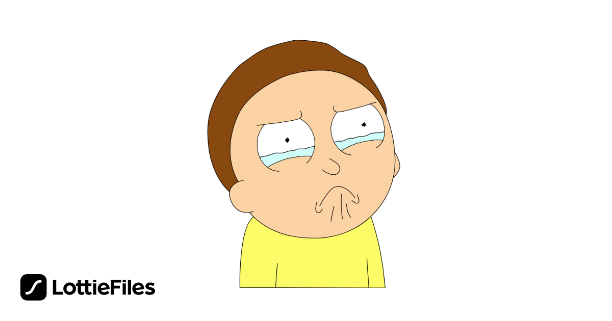 Free Morty Cry Loader Animation by Vishal Sehgal 🆚 | LottieFiles