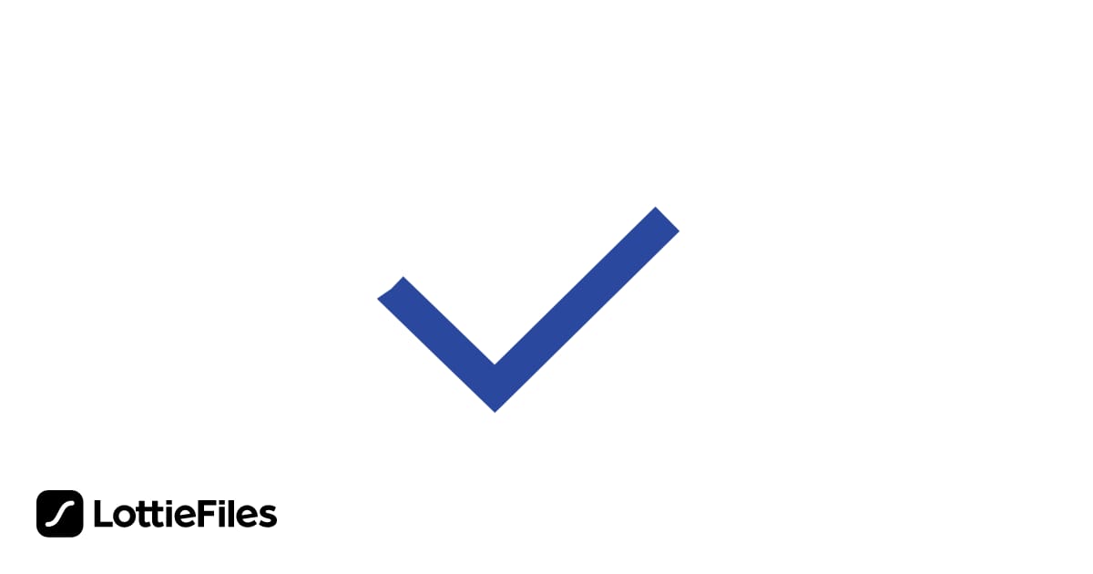 Free check Animation by LALOUX Victor | LottieFiles