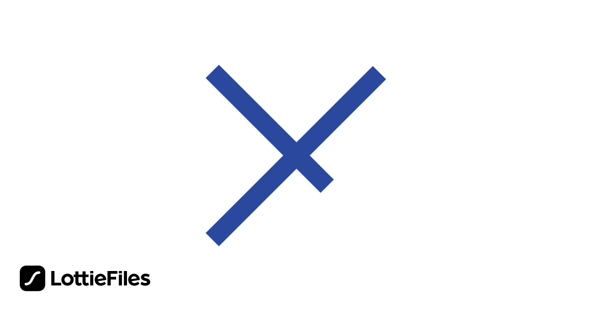 Free cross Animation by LALOUX Victor | LottieFiles