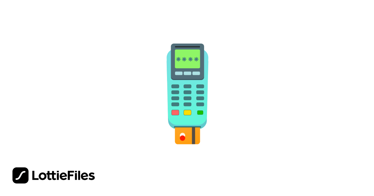 Free Swipe machine Animation by Aneesh Ravi | LottieFiles