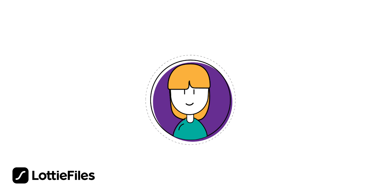 Free Woman Profile Icon Animation by Sant Rojas | LottieFiles